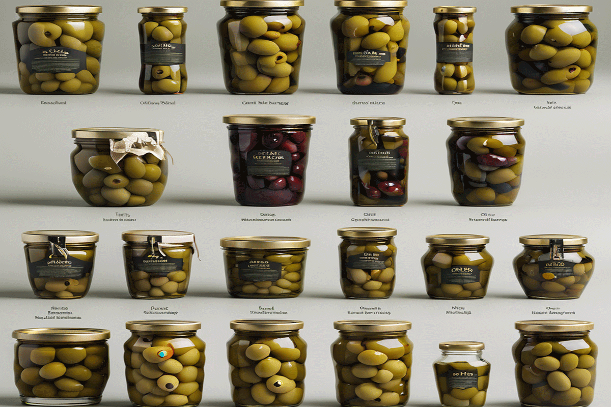 Types of olive packaging - Seamerco Industrial Group
